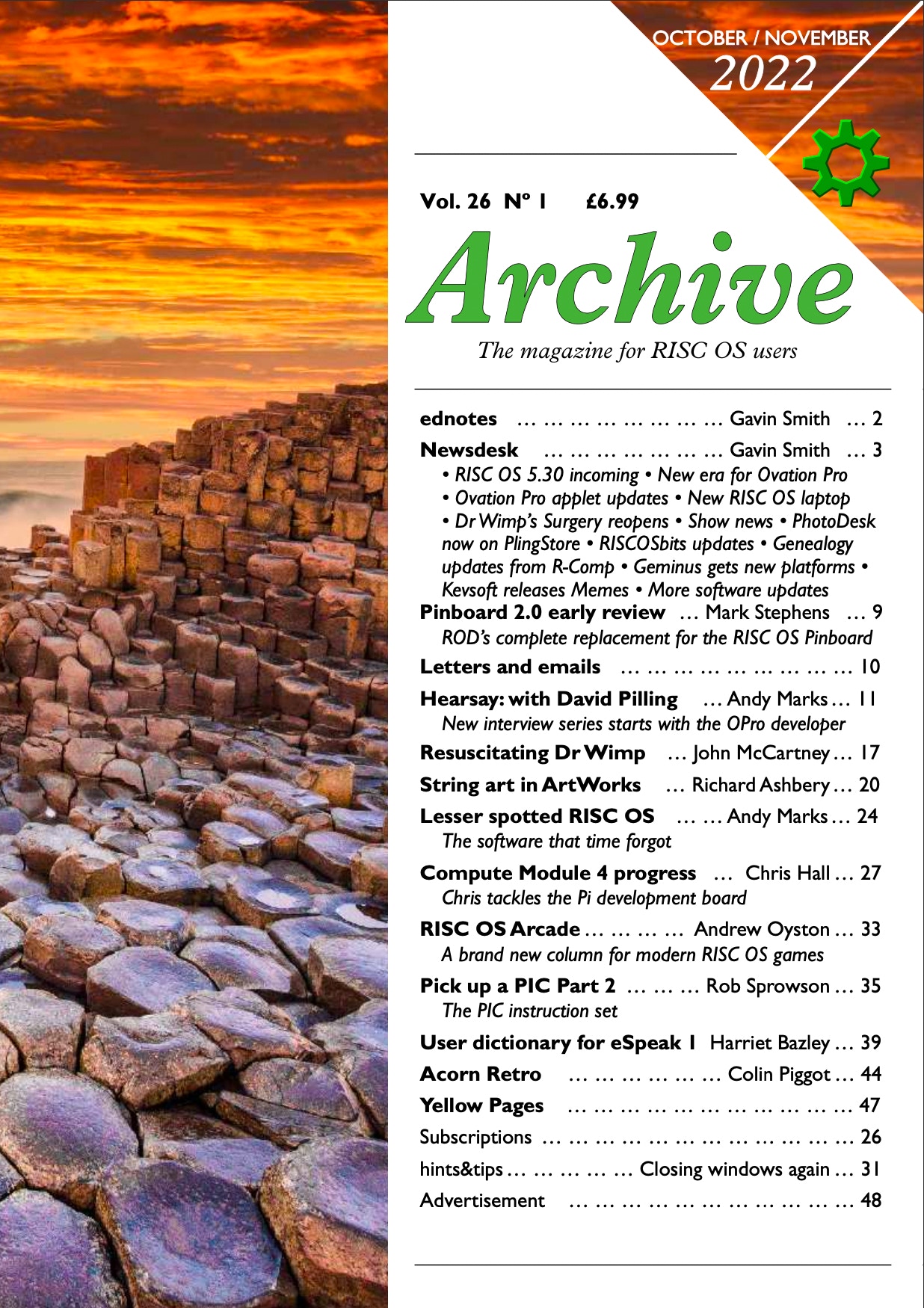 RISC OS Open: Archive Magazine 26:1 (Oct/Nov 2022) Out Now
